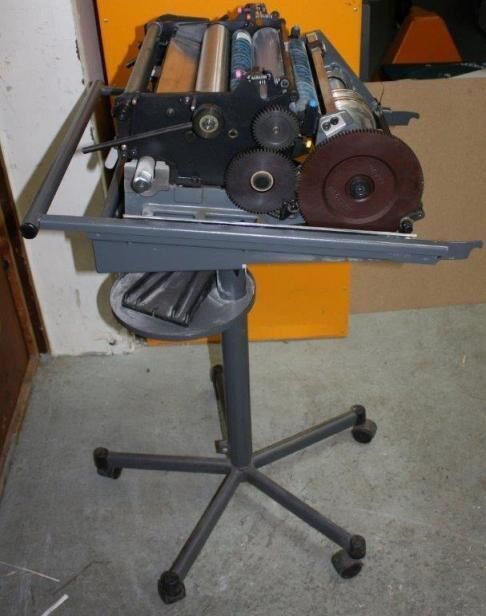 Trolley , fountain with ink rollers Heidelberg za Heidelberg PM 46 QM 46 štamparske opreme