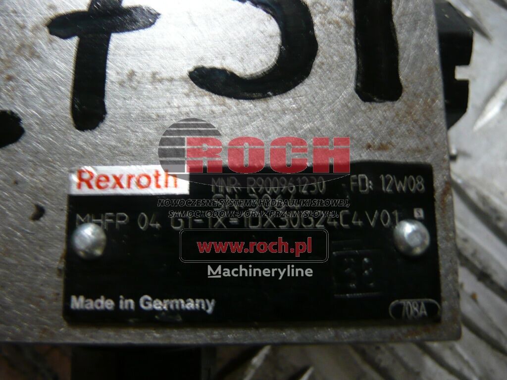 Rexroth R900961230 MHFP04G1-1X=1DX30G24C4V01 - 1 SEKCYJNY + FTDRWE4K 13/ hidraulični razvodnik za bagera