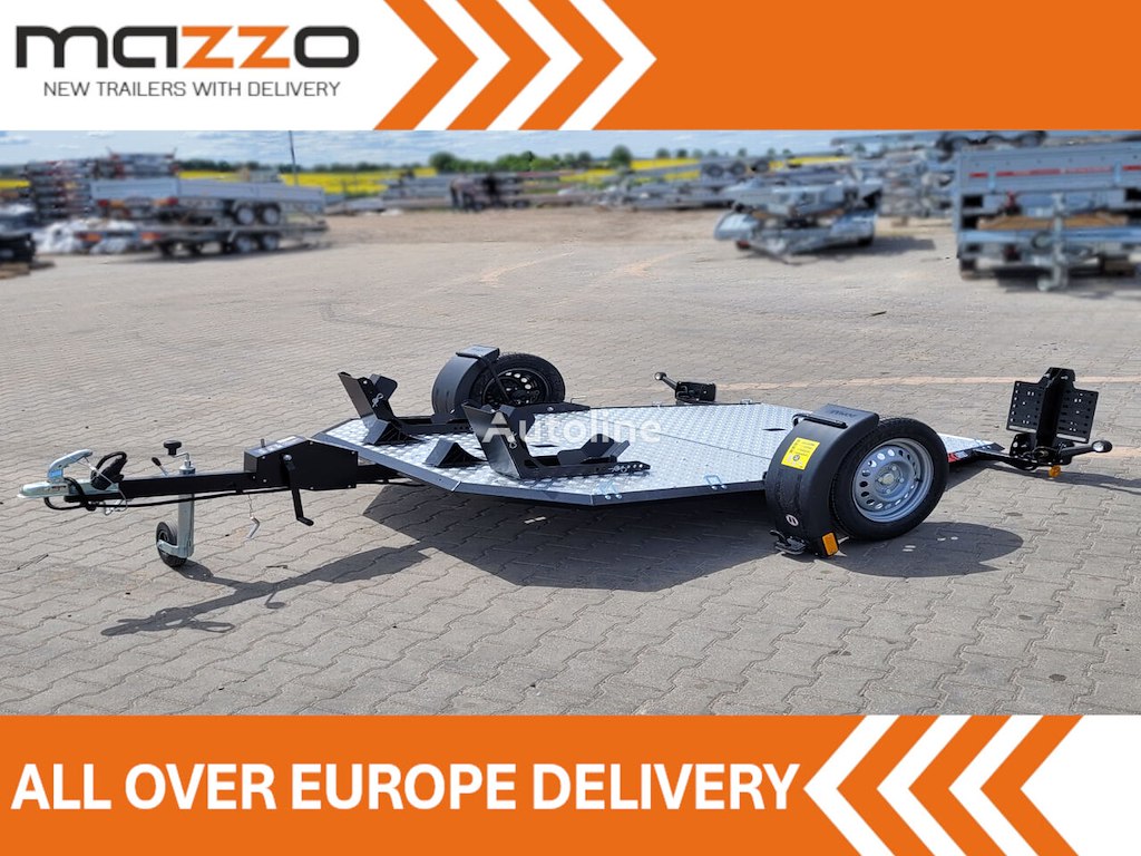 Nova Lorries Motorcycle trailer LORRIES MT-2 GVW 750 TILTING steel rim prikolica za motocikle