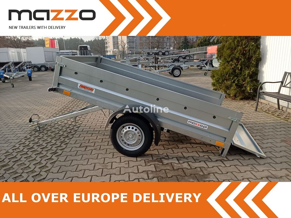 Nova Neptun GN190 Neptun N7-236 rtr one axle light trailer on spring GVW 750 auto prikolica