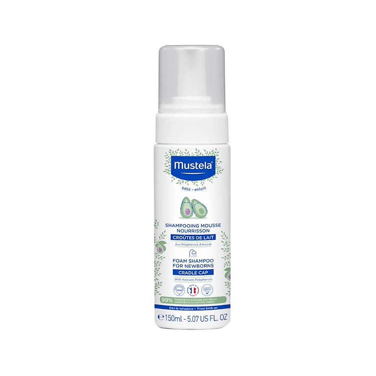 Mustela® Pena Šampon Protiv Temenjače za Bebe 150 mL