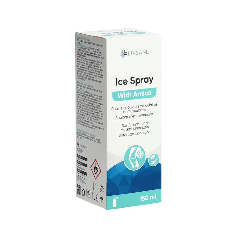 LIVSANE Ice Spray 150 mL; Rashlađujući Sprej sa Arnikom