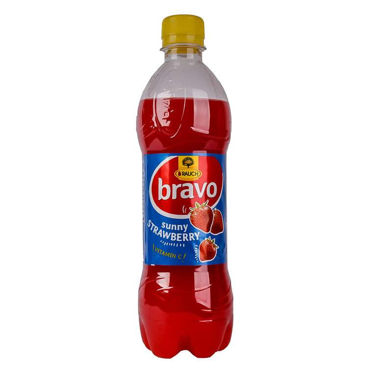 Bravo sunny strawberry, vitamin C 0,5 l-Jagoda