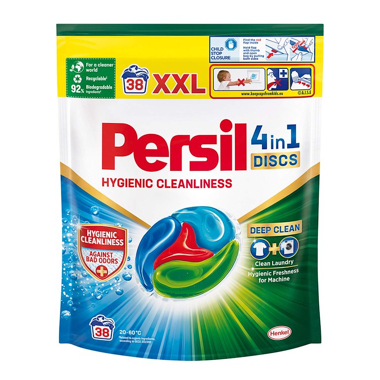 Persil det kaps disc hygienic cleanliness 38wl persil