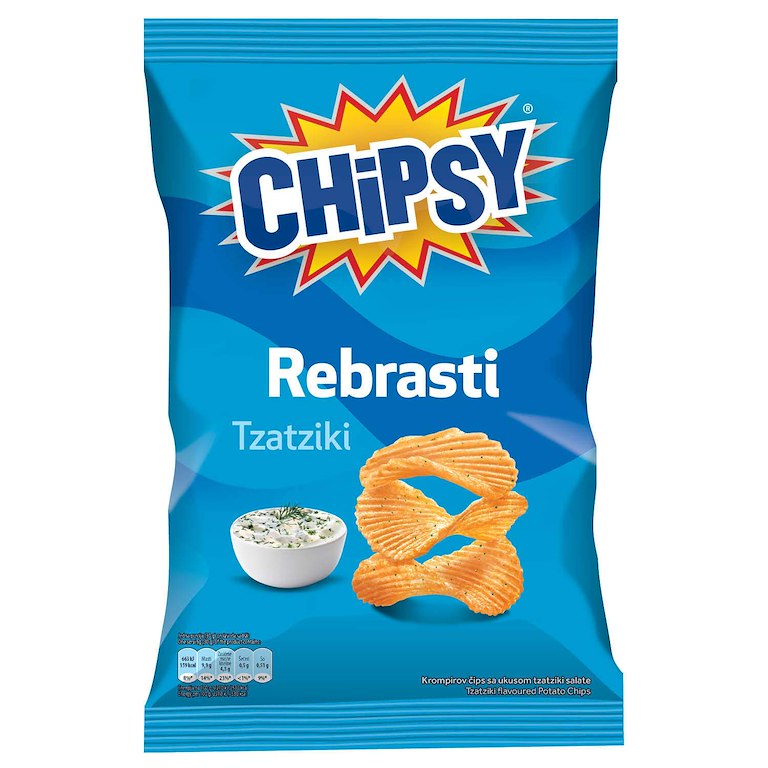 Chipsy čips tzatziki x cut 140g chipsy