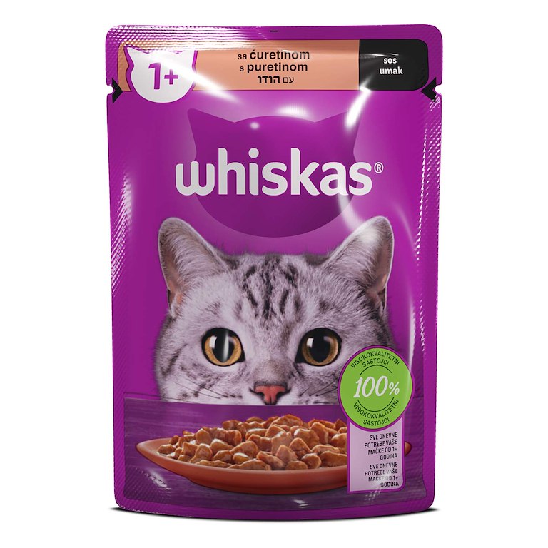Whiskas hrana za mačke kesica ćuretina 85g whiskas