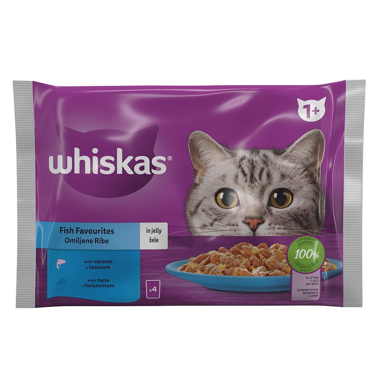 Whiskas hrana za mačke riba 4x85g whiskas