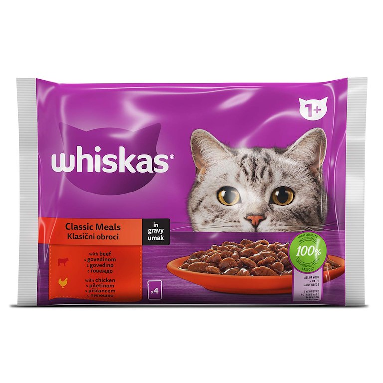 Whiskas hrana za mačke izabrani obroci 4x85g whiskas