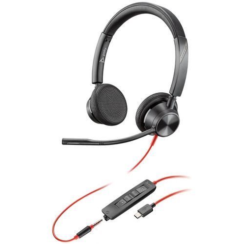 Poly Blackwire BW3325-M USB-C/3,5mm,Stereo flex mikro.opt.MS