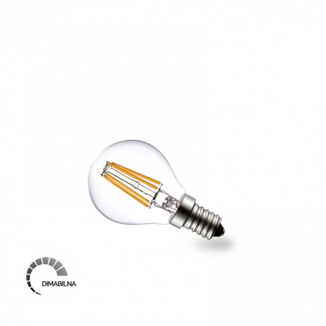 LED SIJALICA FILAMENT DIM G45 6.5W E14 2700K