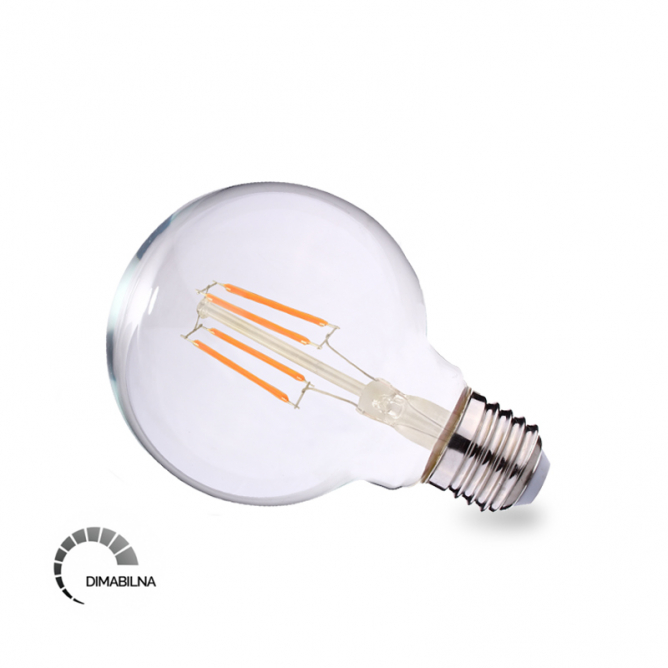 LED SIJALICA FILAMENT DIM G125 9W E27 2700K