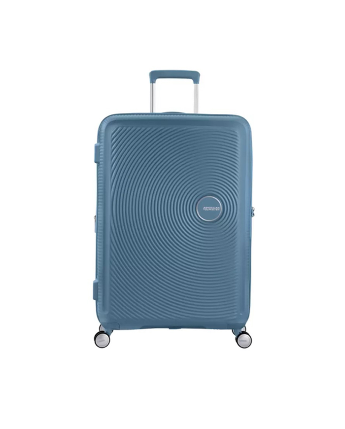 KOFER SOUNDBOX-SPINNER 77/28 TSA EXP STONE BLUE TROLLEY American Tourister