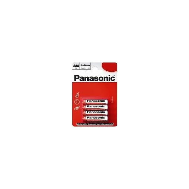 PANASONIC Baterije R03RZ/4BP - 4× AAA Zinc Carbon