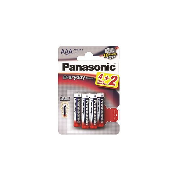 PANASONIC Baterije LR03EPS/6BP -AAA 6kom Alkaline Everyday Power