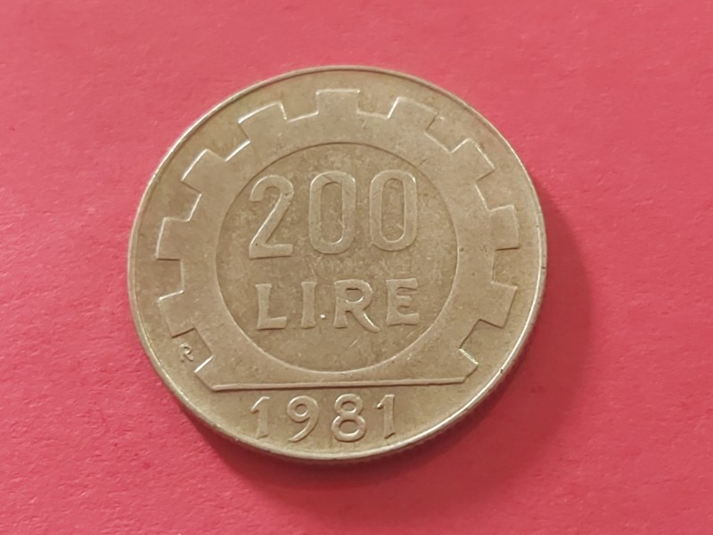 Italija - 200 lira 1981 god