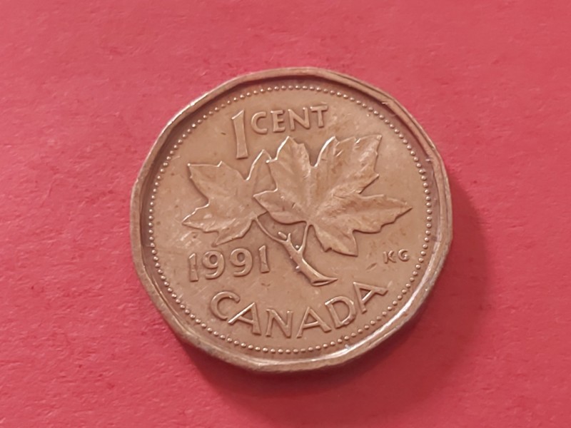 Kanada - 1 cent 1991 god