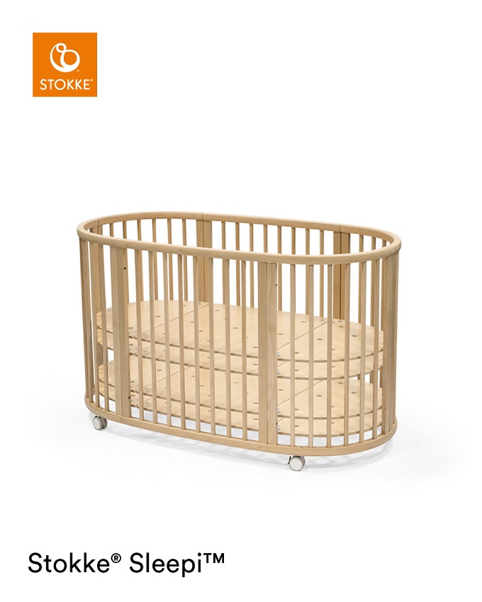 STOKKE® SLEEPI V3™ BED - NATURAL - S 74 cm x V 84 cm x D 141 cm