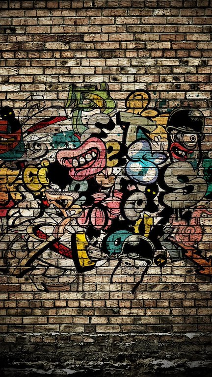 Graffiti wall