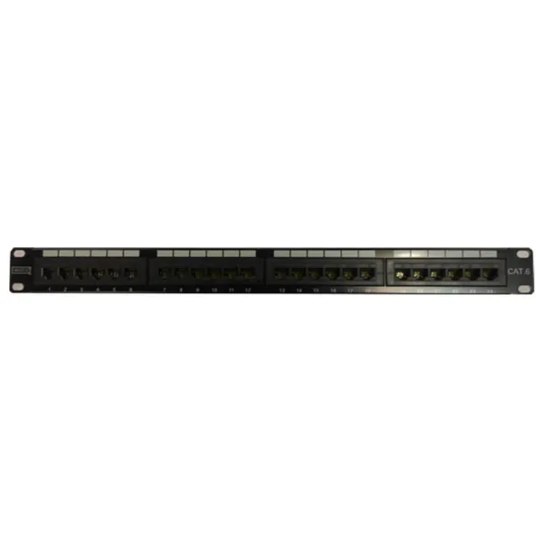 UTP Patch panel 24p, pun, nabacivanje pomoću alata PP UTP C6 24p