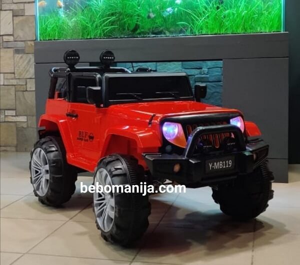 Džip terenac 4×4 Wrangler style Y-MB119 na akumulator – crveni, 064273