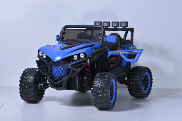 Bagi UTW 2 Dvosed na akumulator 4X4 sa kožnim sedištima i mekim gumama – Plavi