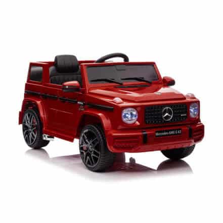 Džip Mercedes AMG G63L sa mekim gumama i kožnim sedištem – crveni, HL2888A