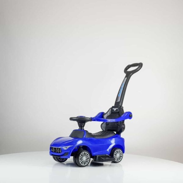 Guralica Auto 460 sa ručicom za guranje i muzičko-svetlosnim efektima plava