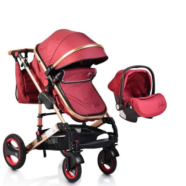 Kolica za bebe 3u1 Gala set Cangaroo bordo