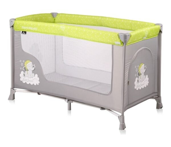 Krevet torba San Remo 1 nivo Green&Grey Elephants