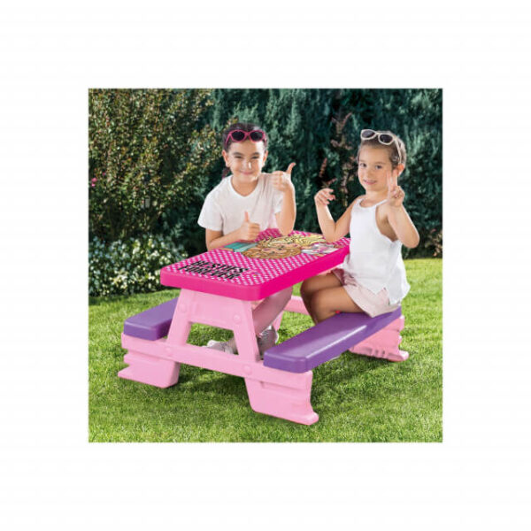Piknik klupa za decu Barbie Dolu – 016089