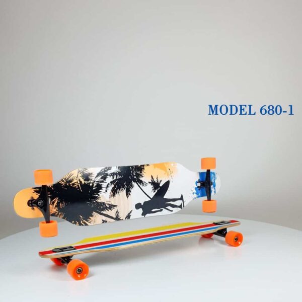 Skejtbord 680 „Longboard“ dezen 1