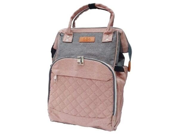 Torba za mame Sport Mama Bag sivo-roze BBO