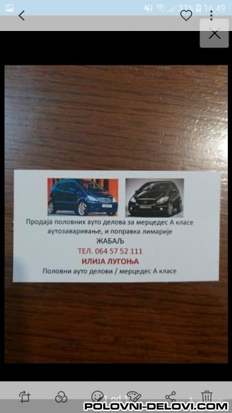 Mercedes A 170 Tdi Kompletan Auto U Delovima