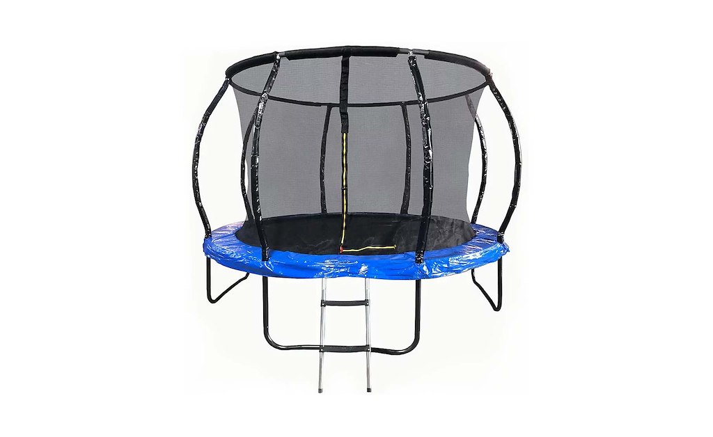 Trampolin s ljestvama Premium 366x250cm plavi