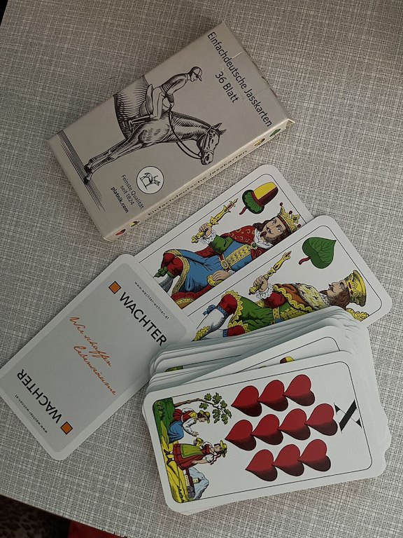36 karte za nemačku igru einfach deutsche jasskarten 36 blatt