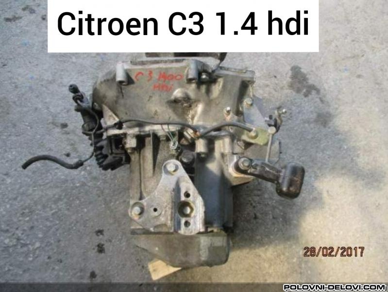 Citroen C3 1.4 Hdi Menjac I Delovi Menjaca