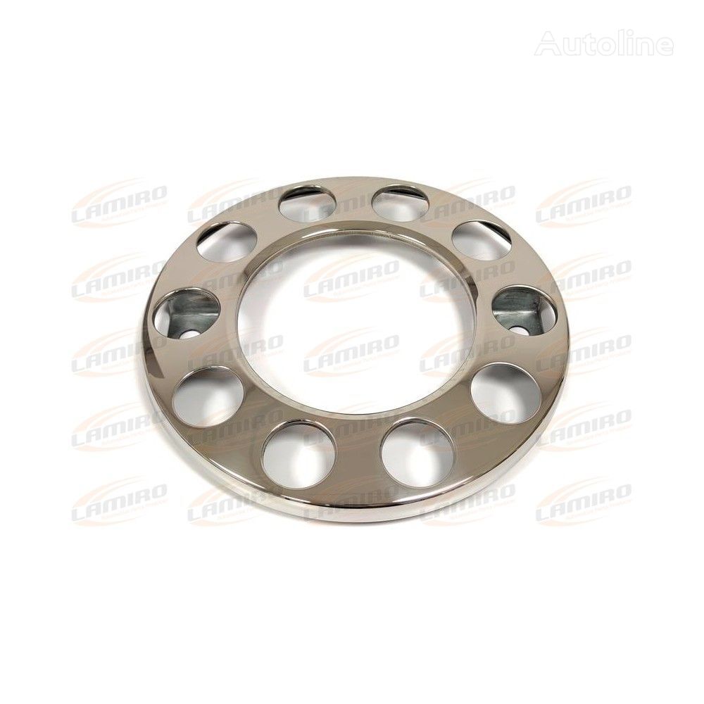 Nova Wheel cover, 10 holes, stainless steel 22,5 inch ratkapna
