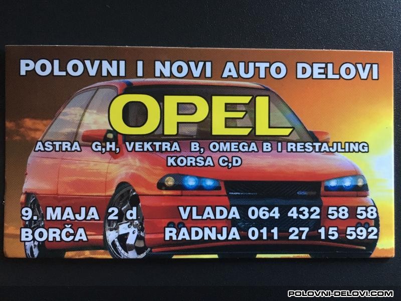 Opel Vectra Vectra B Delovi Kompletan Auto U Delovima