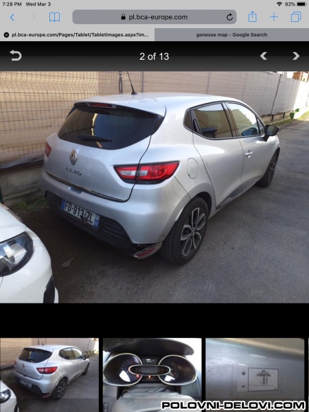 Renault Clio 0.9tce 1.2b. 1.5dci Kompletan Auto U Delovima