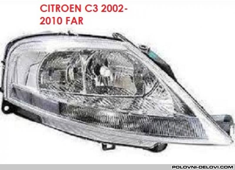 Citroen C3 FAR. ST.LAMPA.MAGLEN Svetla I Signalizacija