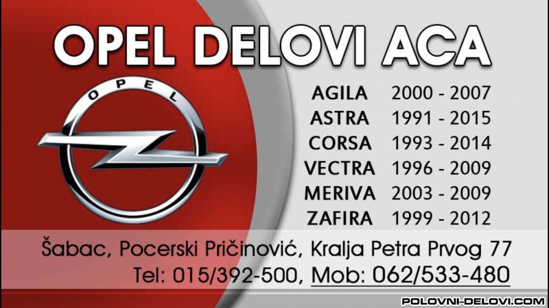 Opel Astra Menjac I Delovi Menjaca