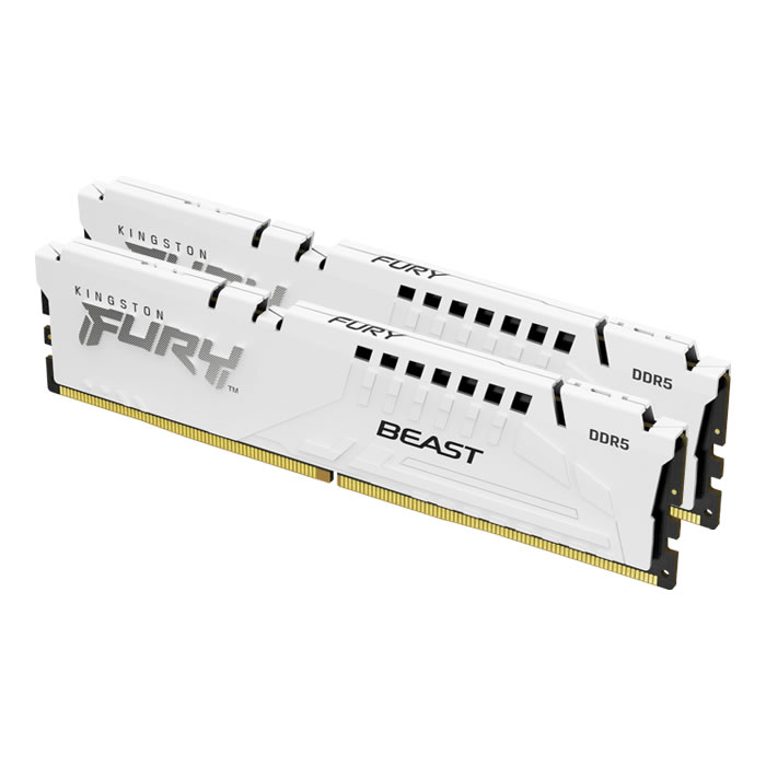 Kingston 32GB DDR5 5600MT/s kit KF556C40BWK2-32 Fury Beast White