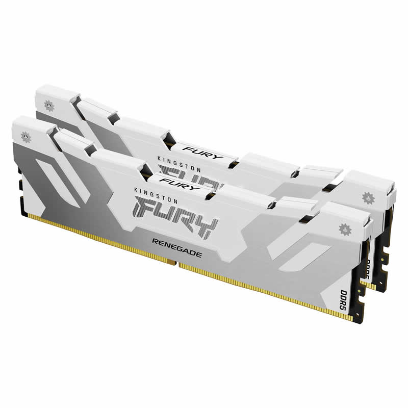 Kingston 32GB DDR5 6000MT/s kit KF560C32RWK2-32 Fury Renegade White