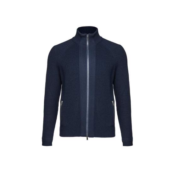 VAKKO by DANIELE FIESOLI NAVY BLUE KNITWEAR