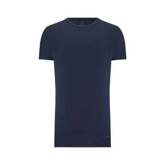 VAKKO COLLAR NAVY BLUE UNDERWEAR T-SHIRT