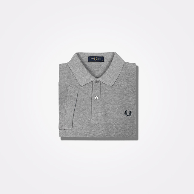 Fred Perry Polo Shirt M6000 Steel Marl/Black
