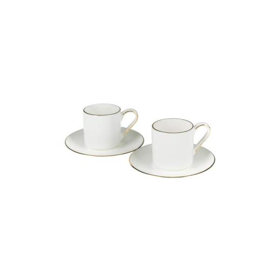 VAKKO CLASSIC 2-PIECE PORCELAIN COFFEE CUP SET