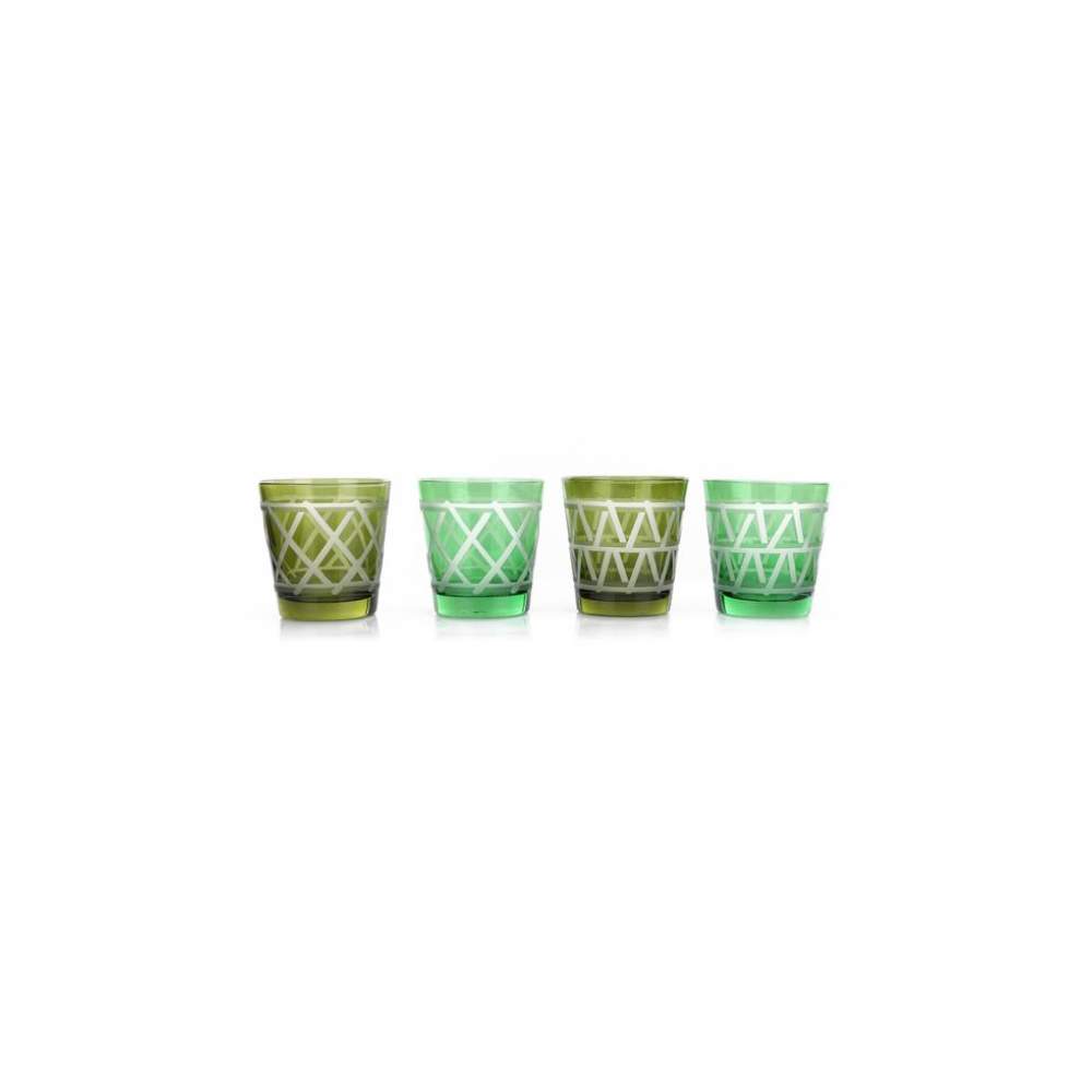 VAKKO 4 CRYSTAL WATER GLASS SET