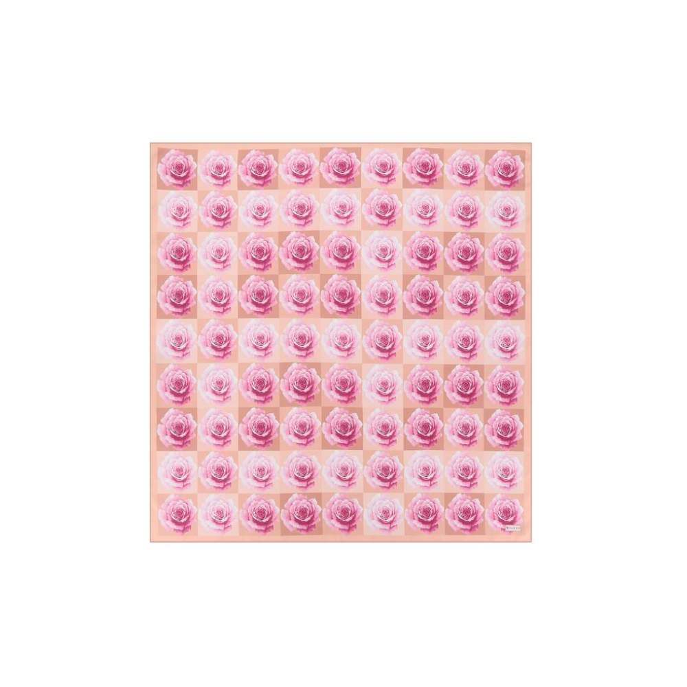 VAKKO FLORAL PATTERNED SILK SCARF