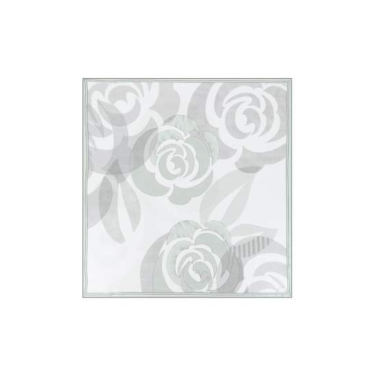 VAKKO FLORAL PATTERNED SILK SCARF